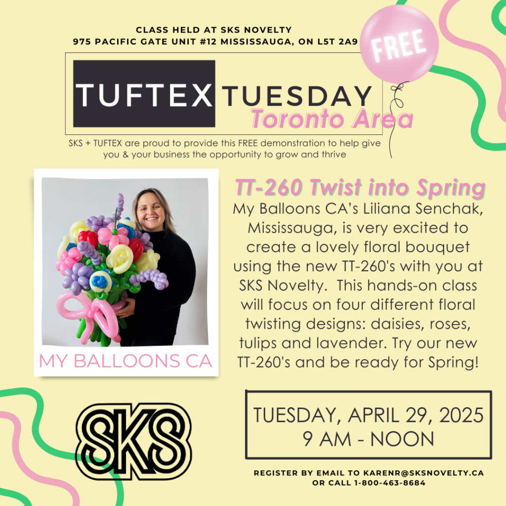 Events / Classes - Tuftex Balloons